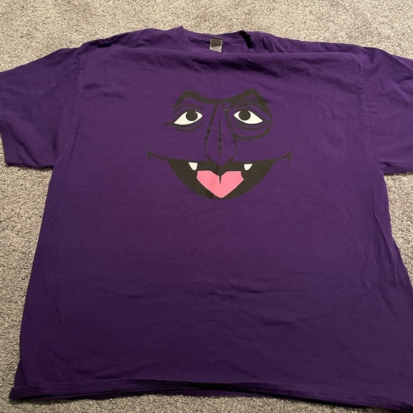 Shirts | Sesame Street The Count Face Tee | Poshmark